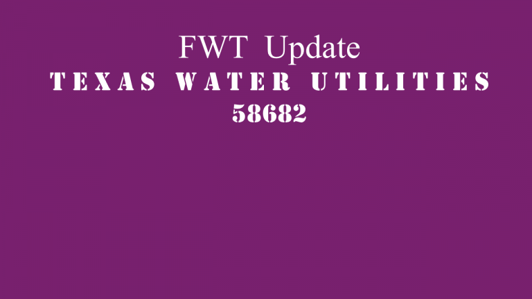 TWU Customers Should File List of Issues by January 22 – Fair Water Texas
